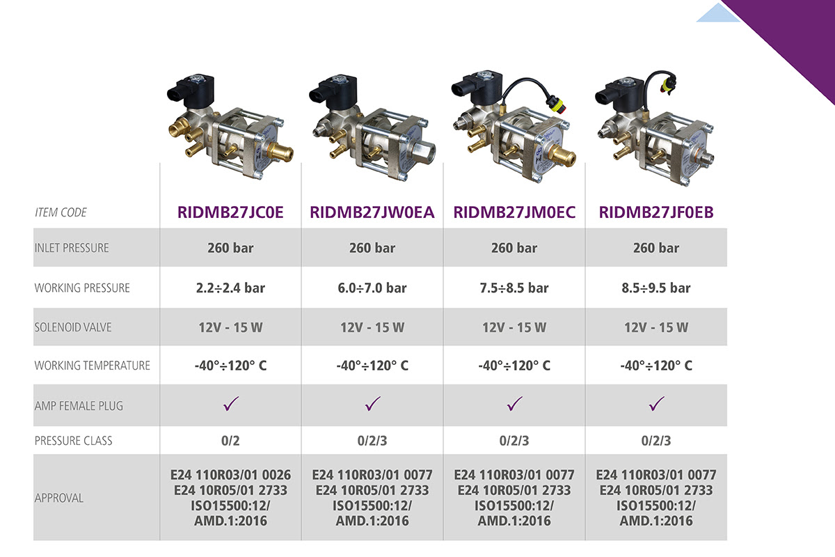 Régulateur de Pression Bigas RI27J | Remplacement Régulateurs